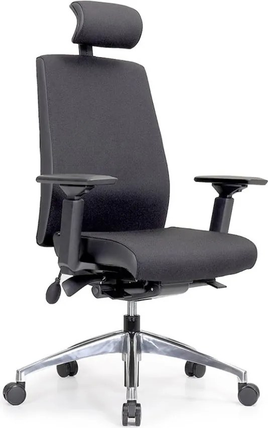 Ergonomická kancelářská židle MOSH Elite T3 Pro černá