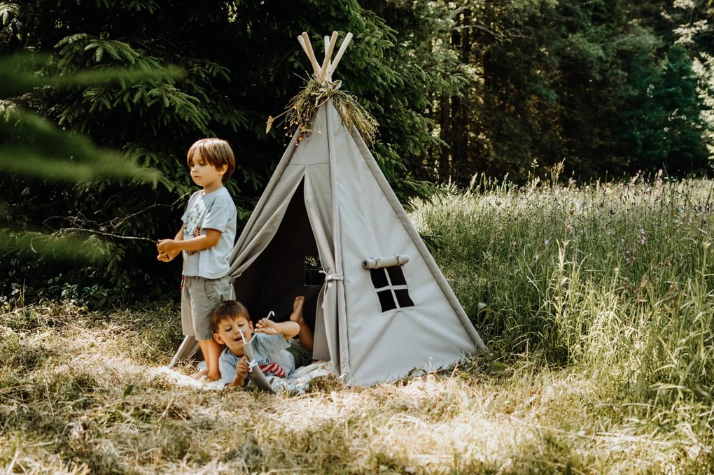 Vigvam design Venkovní Teepee Wild Child, Sand - ČTVERCOVÉ BEZ DOPLŇKŮ