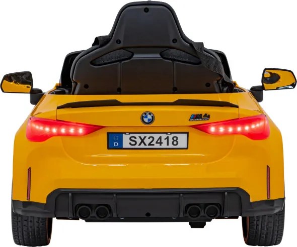 Elektrické autíčko BMW M4 žluté