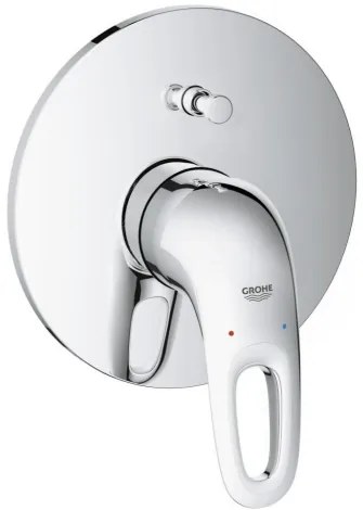 Grohe Eurostyle - Páková vanová baterie pod omítku, chrom, 19506003