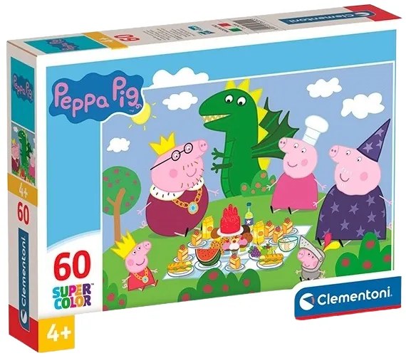 Clementoni - Puzzle 60 Prasátko Peppa