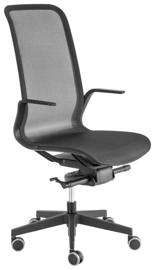 ALBA Ergonomická kancelářská židle CRAZY - černá síťovina