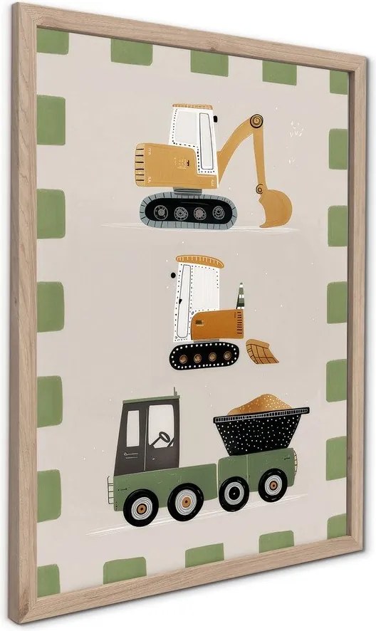 Dětský obrázek 30x40 cm Baby The Builder – Styler