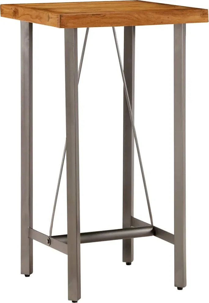 Barový stůl masivní recyklované dřevo 60 x 60 x 107 cm 245803