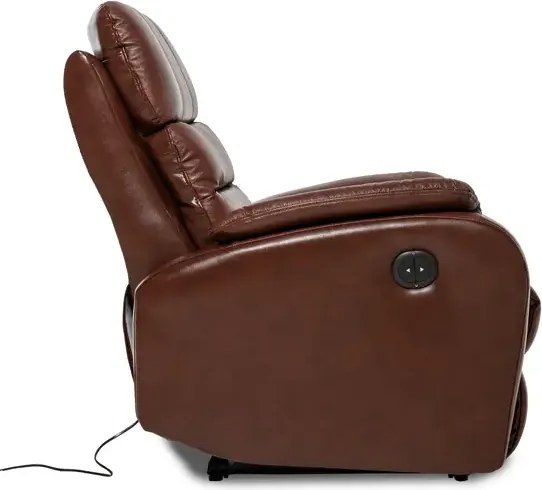 Kožené polohovací křeslo ELEGANT 2, koňak K 2136 (RE Typ 2)