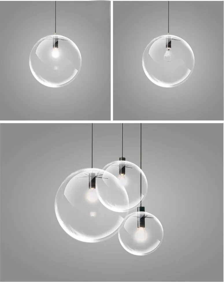Toolight - Závěsné svítidlo Lassi 25cm APP307-1CP, E27, černá, OSW-00359