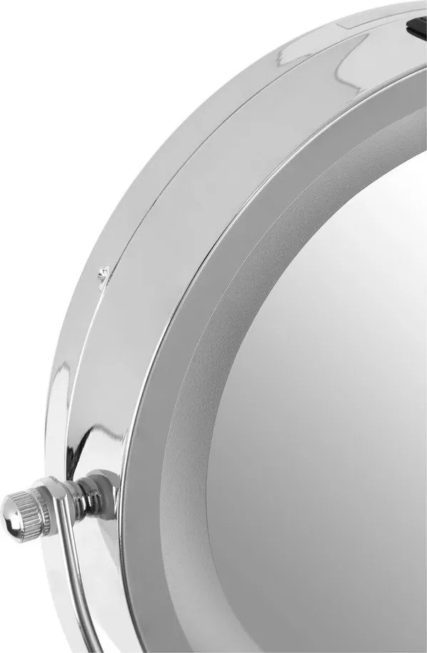 Kosmetické zrcadlo s osvětlením/zvětšovací (zvětšení 2x) 18x29 cm Cassini – Premier Housewares