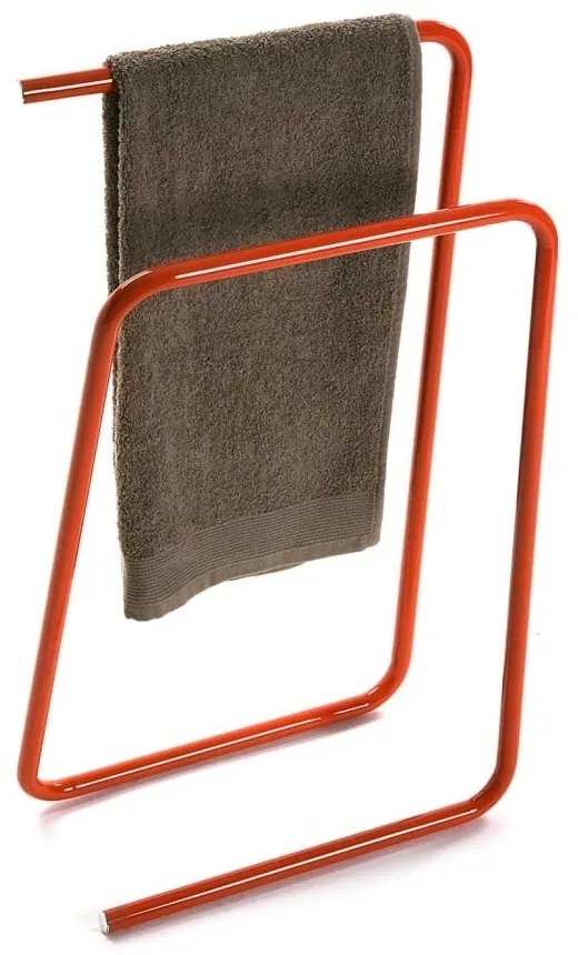 Oranžový kovový stojan na ručníky Versa