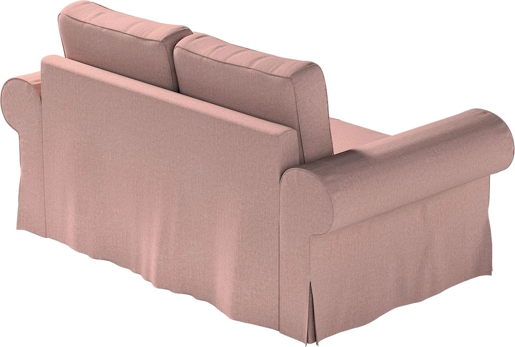 Potah na pohovku IKEA Backabro 2-místná, rozkládací barva růžová látka pletený vzor