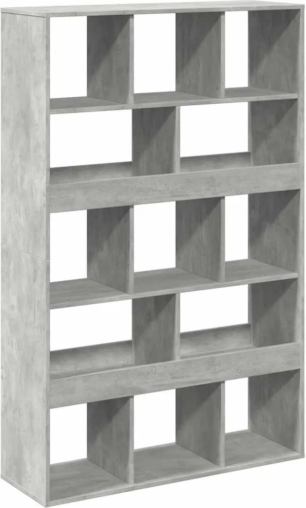 Dělicí stěna betonově šedá 100 x 33 x 156,5 cm kompozitní dřevo 3309531