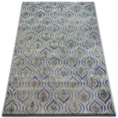 koberec DROP JASMINE 030 Světle modrá/Kouř velikost 133x190 cm | krásné koberce cz