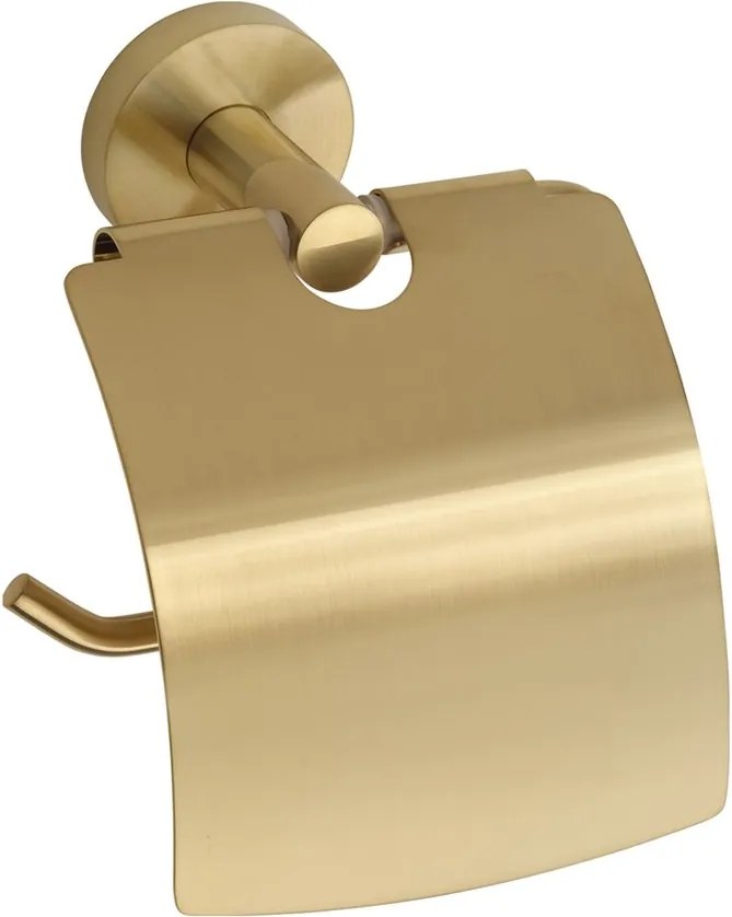 Sapho Sapho, X-ROUND GOLD držák toaletního papíru s krytem, zlatá, XR732GB