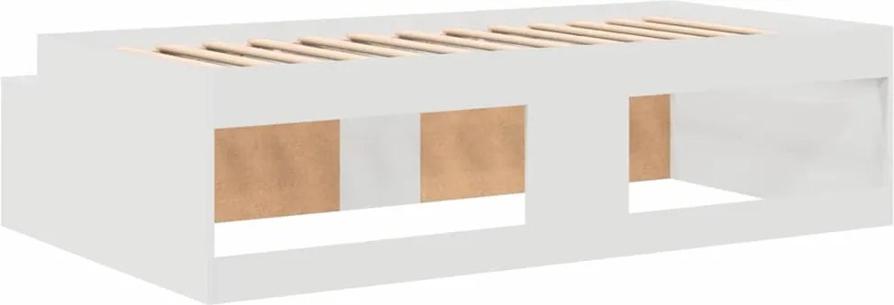 Rám postele se zásuvkou Bílá 80 x 200 cm Kompozitní dřevo 3335197