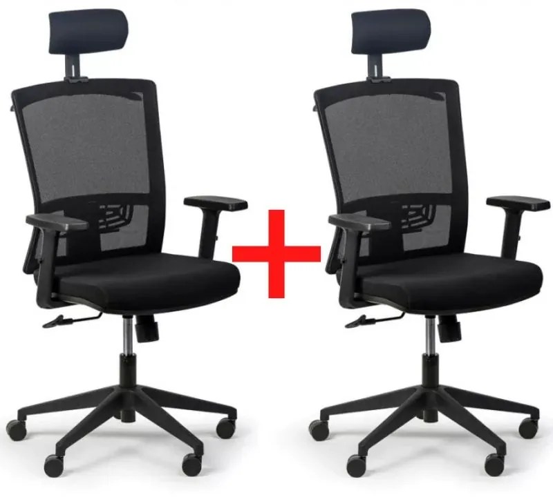 Kancelářská židle FELIX 1+1 ZDARMA, šedá