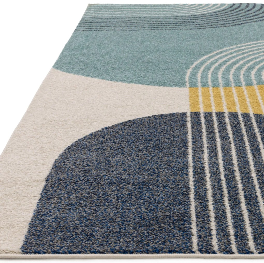 Tribeca Design Kusový koberec Jars Blue Retro Rozměry: 80x150 cm