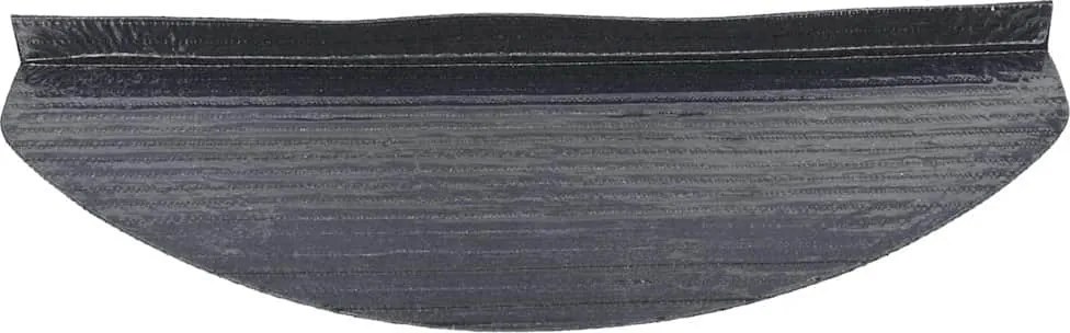 Samolepicí nášlapy na schody 15 ks 65x22,5x3,5 cm šedé 136397