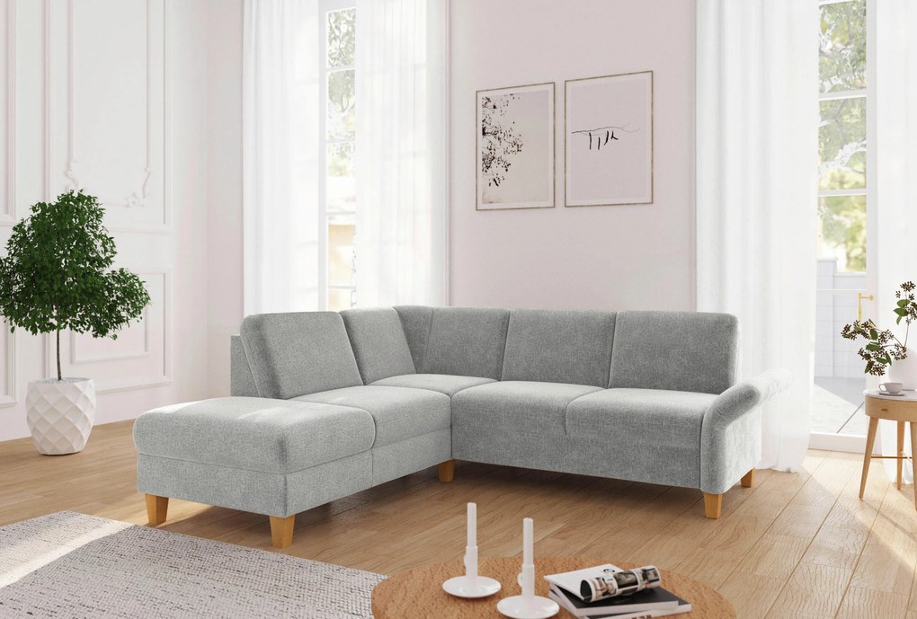 XXXLutz ROHOVÁ SEDAČKA, textil, světle šedá Sit & More - Sedací soupravy - 000144016168