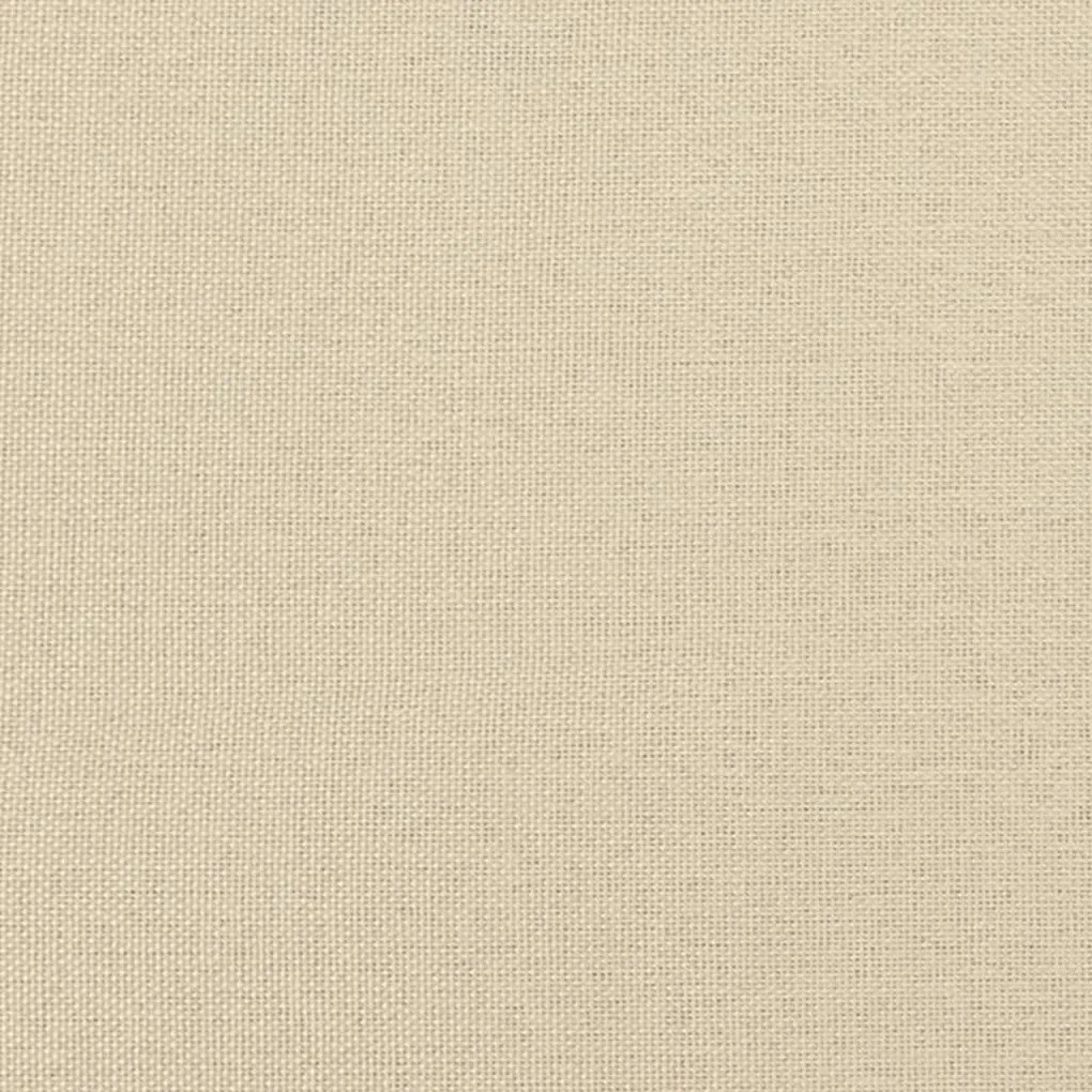 2místná pohovka s polštáři krémová 120 cm textil 3200776