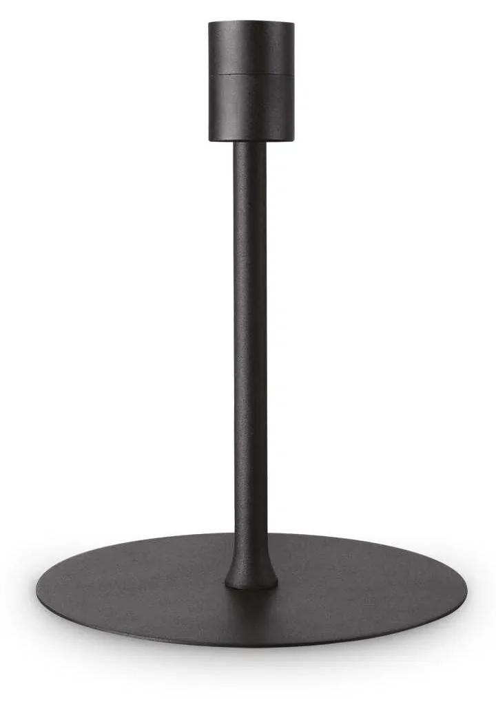 Ideal Lux Stolní lampa SET UP, SMALL, ⌀20cm Barva stínidla: šedá, Barva podstavce: bílá