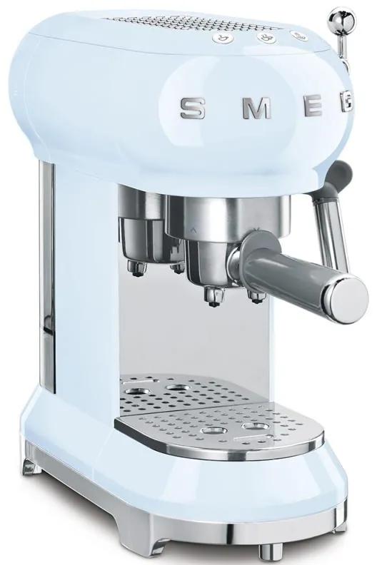 Pákový kávovar SMEG - pastelově modrá ECF01PBEU