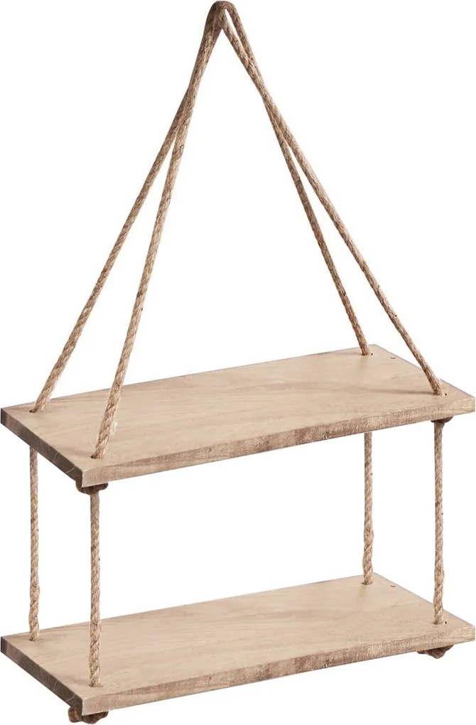 Tutumi Tutumi, závěsná police 36x60x15 cm JZWJ05, přírodní dřevo, HOM-02807
