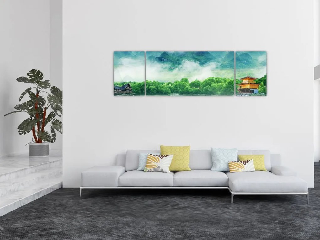 Obraz - Snová krajina (170x50 cm)