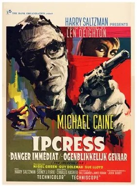 Plakát Případ Ipcress, Michael Caine, 30x40cm