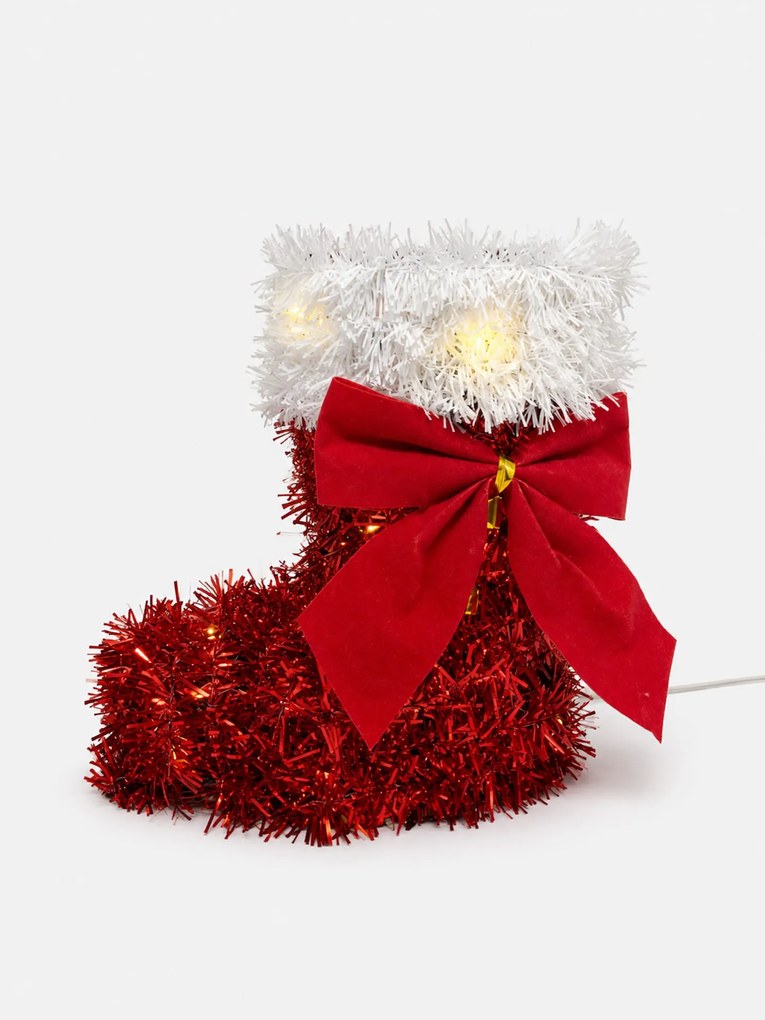 Sinsay - Vánoční LED dekorace ve tvaru boty Santa Clause - vícebarevná