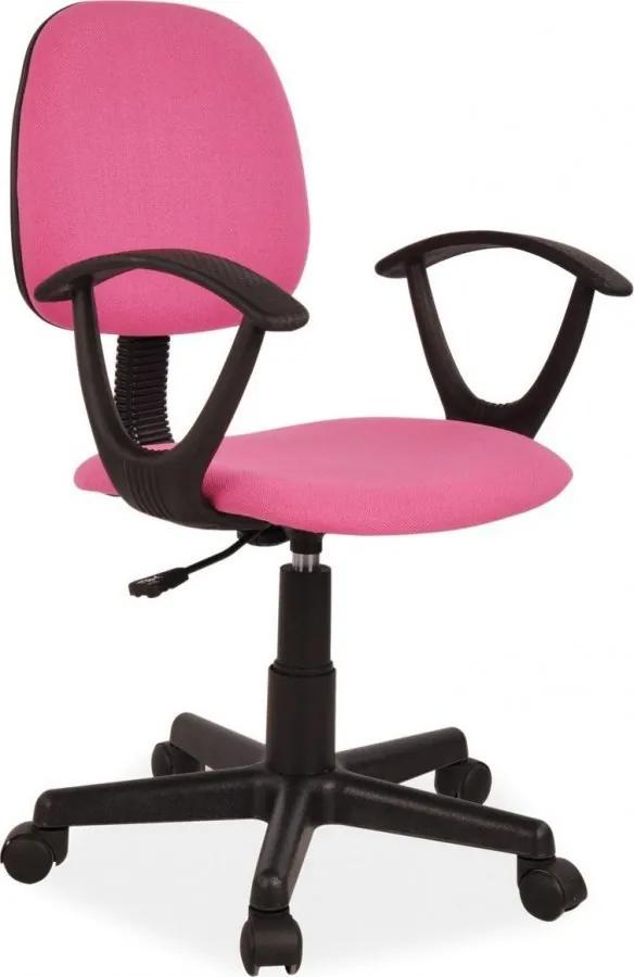 Casarredo Kancelářská židle Q-149 růžová
