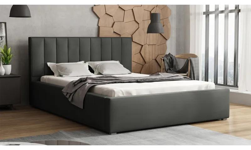 Čalouněná postel s rolovatelným roštem Sonden, Rozměr postele: 120x200, Potah: Victoria 14 868