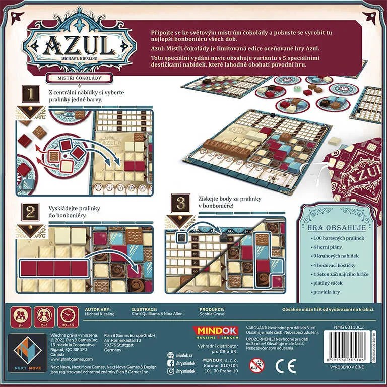 MINDOK HRA Azul: Mistři čokolády *SPOLEČENSKÉ HRY* mn518