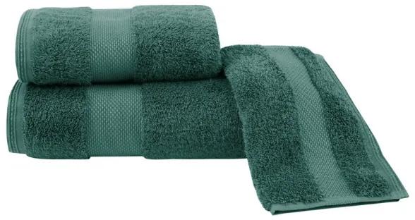 Luxusní malý ručník DELUXE 30x50cm z Modalu Zelená