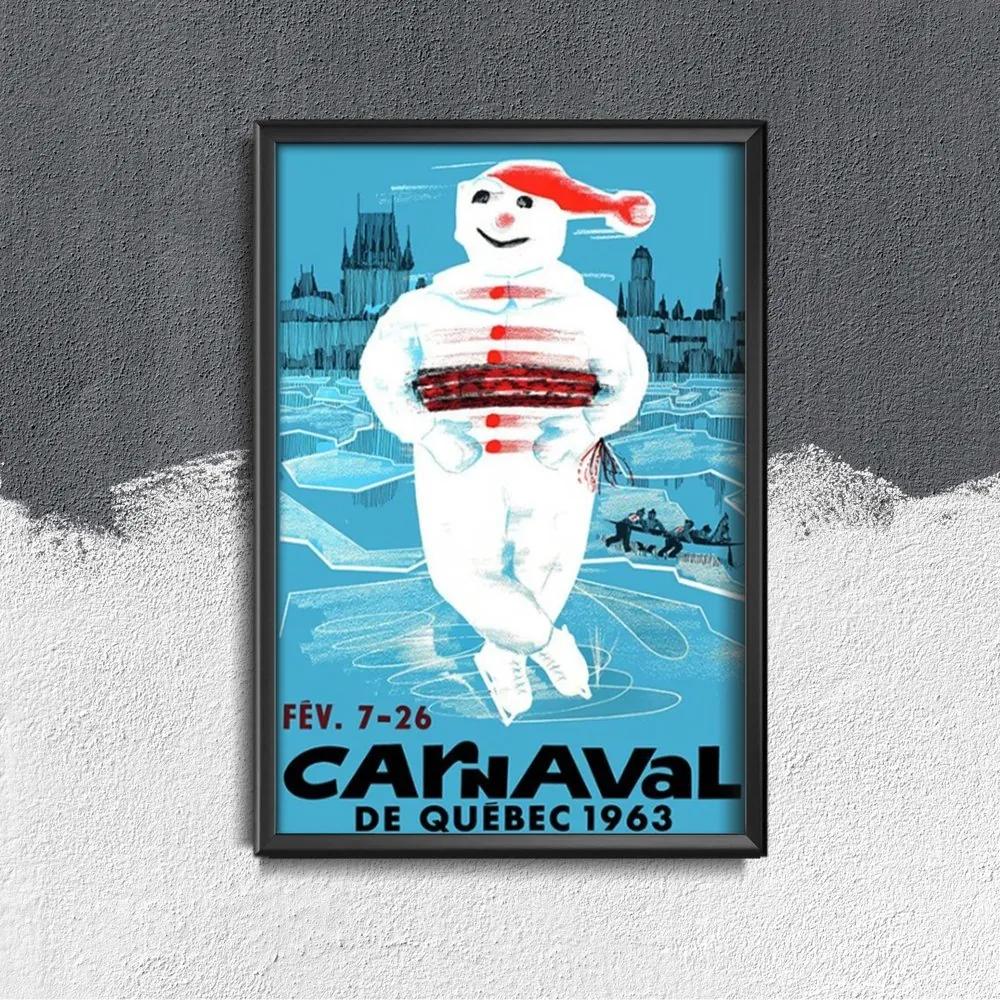 Dekorativní plakát Quebec carnaval kanada