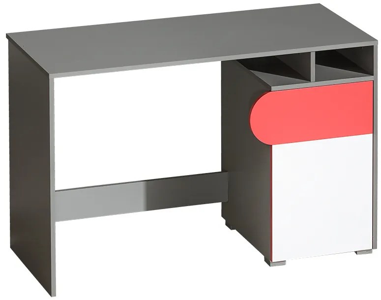 FUTURO F8 pracovní stůl grafit/bílá/výběr barev