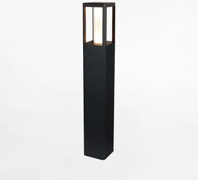Černá venkovní stojací lampa LED IP65 URBAN