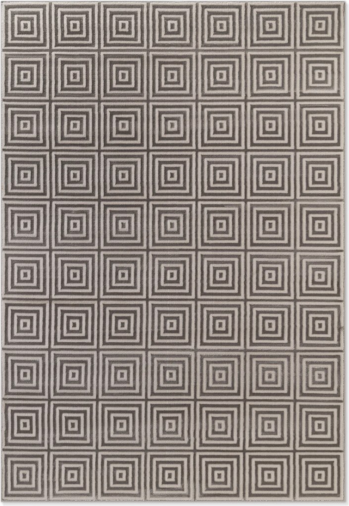 ELLE Decoration, Kusový koberec Perles 106185 White Grey z kolekce Elle, 160x235, šedá, ložnice