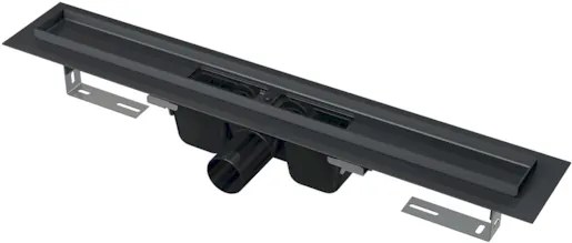 Sprchový žlab Alca 55 cm nerez černá mat APZ1BLACK-550