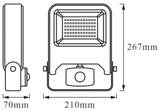 Ledvance - LED Reflektor se senzorem ENDURA LED/50W/230V IP44