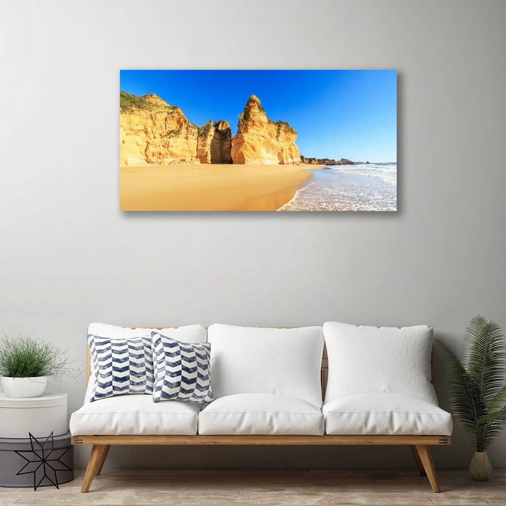 Obraz na plátně Oceán Pláž Krajina 100x50 cm