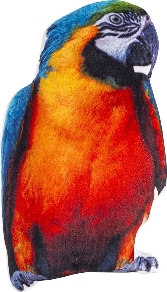 Tvarovaný polštářek Papoušek, 25 x 40 cm