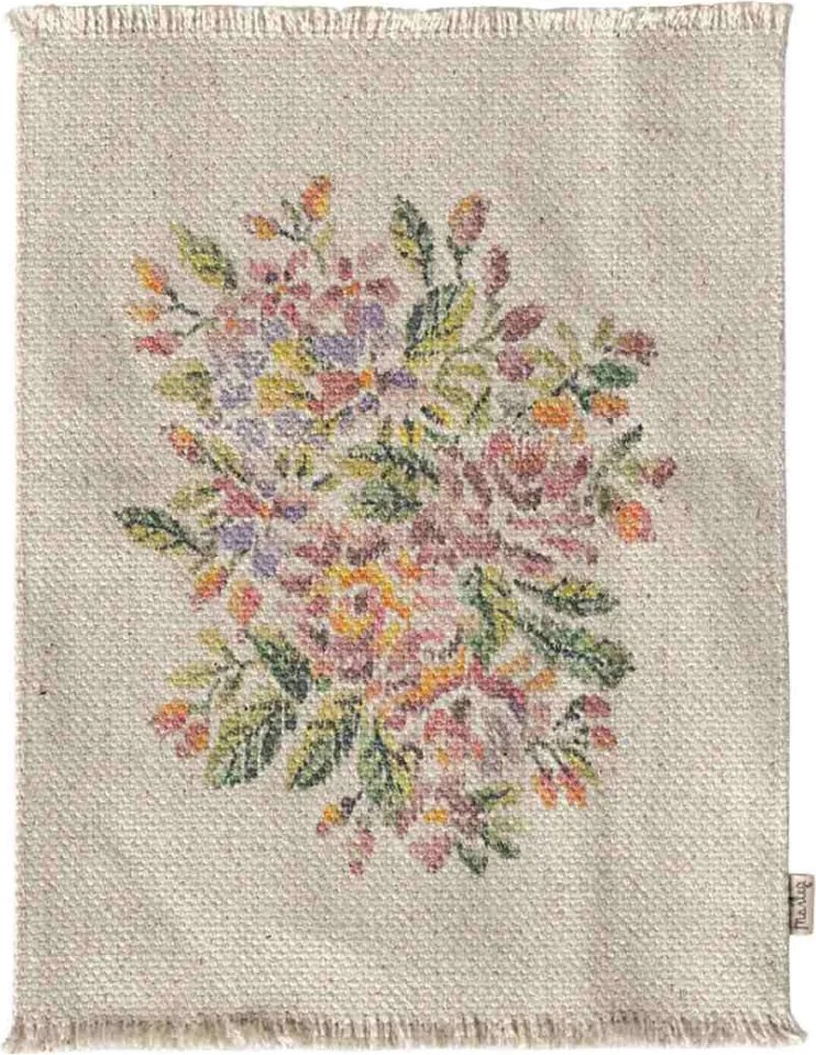 Bavlněný kobereček pro myšky Maileg Flowers Large Maileg