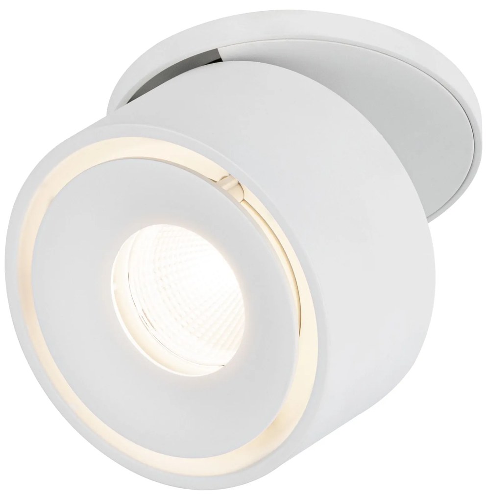 Paulmann 93372 Spircle, bílá zápustná bodovka, 8W LED 3000K, prům. 7,8cm