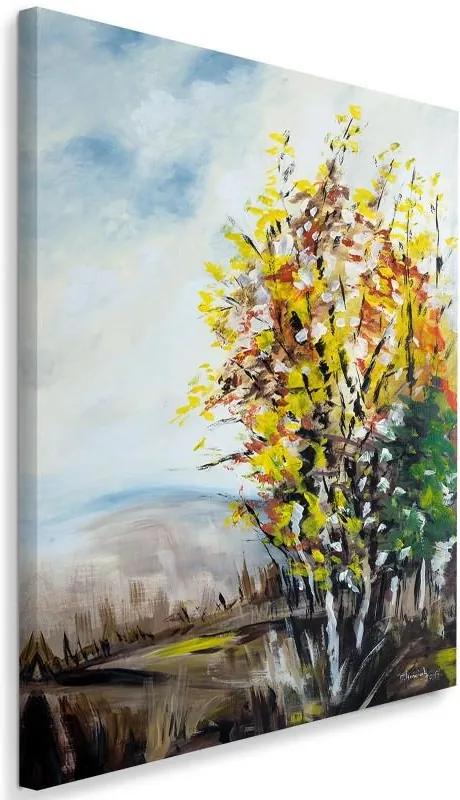 CARO Obraz na plátně - Autumn Landscape 2 30x40 cm