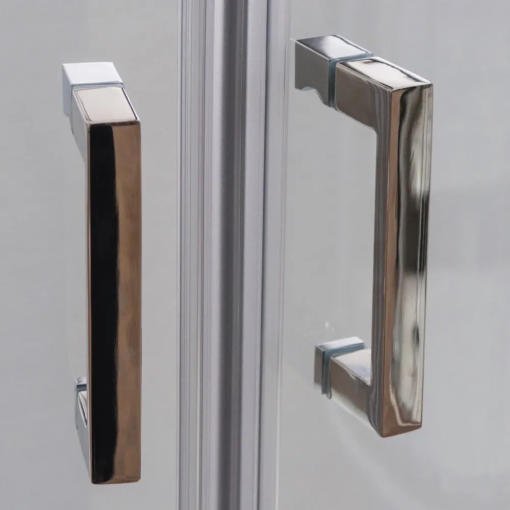 Dvoukřídlé sprchové dveře v kombinaci s pevnou stěnou LLDO2+LLB Viz technická specifikace Transparent Brillant LLDO2/1000+LLB/700 1000 700 LLDO2/1000_LLB/700_br_tr