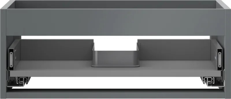 Mexen Box-A, závěsná skříňka 60 cm, 1 zásuvka, grafitová matná, 91AX0-0600-235-1-66