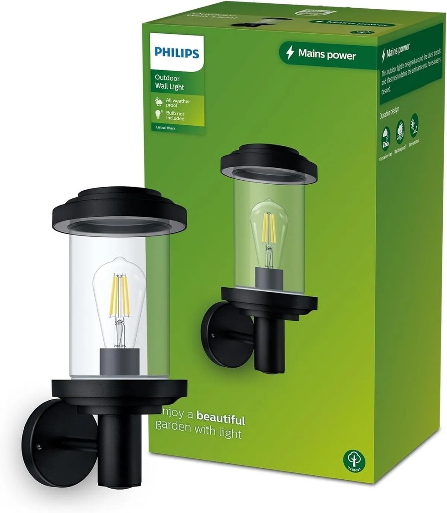 Zahradní osvětlení philips listra