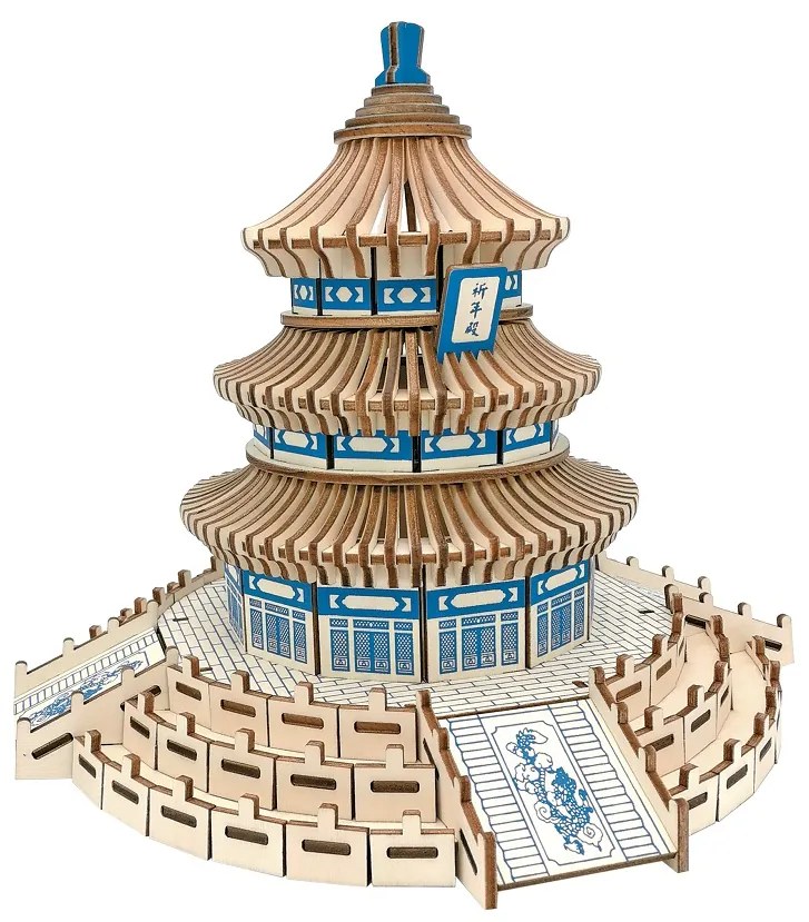 Woodcraft Dřevěné 3D puzzle Chrám nebes