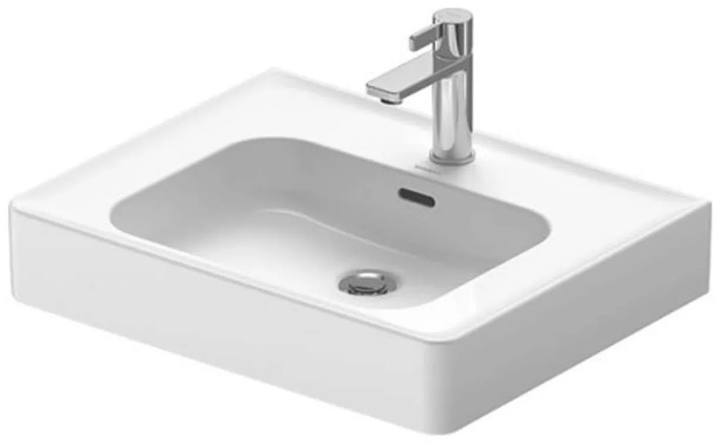 Duravit Soleil by Starck - Umyvadlo nábytkové 60x48 cm, s přepadem, otvor pro baterii, bílá 2377600000