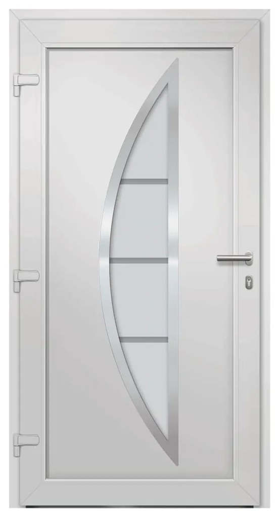 Vchodové dveře bílé 88 x 200 cm - Default Title