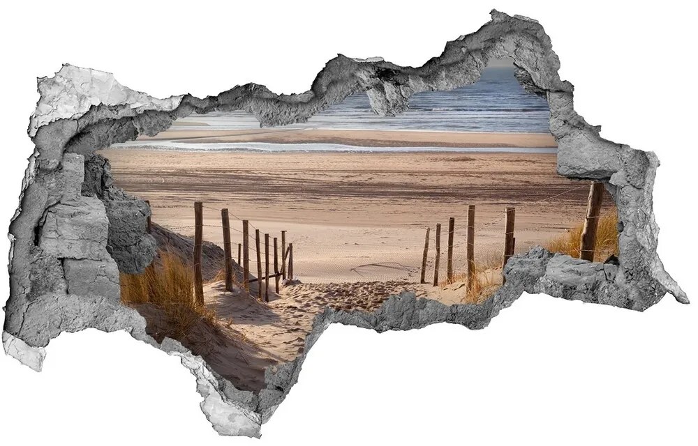 Wallmuralia Nálepka fototapeta 3D výhled Mořské duny 95x73 cm